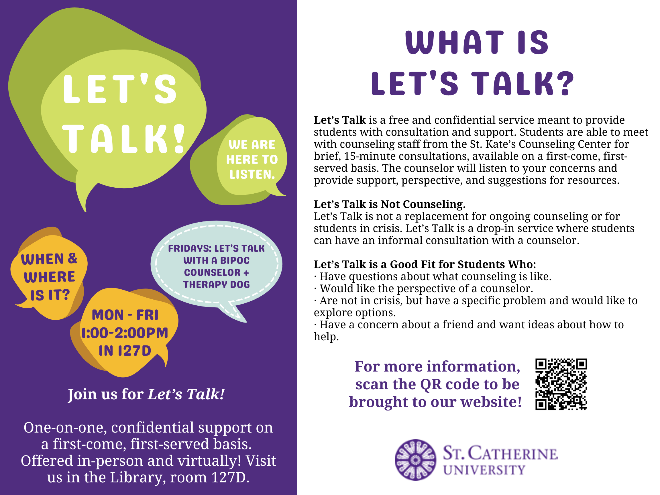 Counseling Center | St. Catherine University